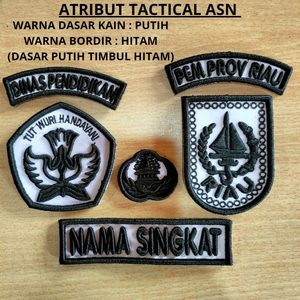 Jual BORDIR TIMBUL ATRIBUT TACTICAL ASN | Shopee Indonesia
