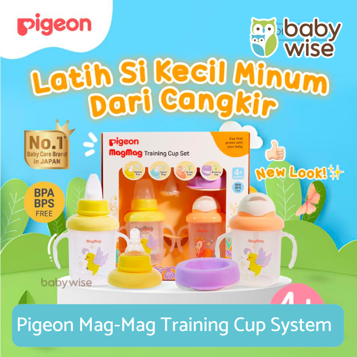 Jual Pigeon Mag-Mag Training Cup System - Cangkir Minum Bayi | Botol ...