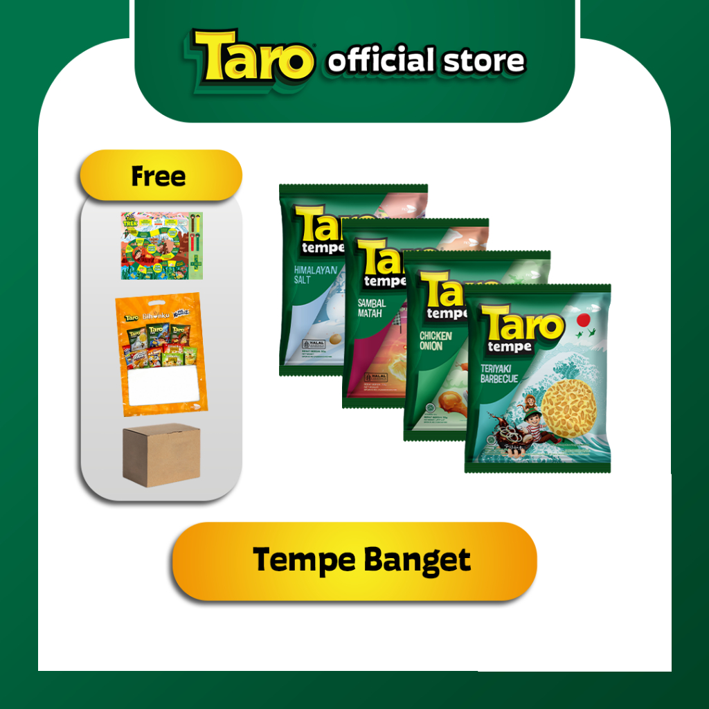 Jual TARO TEMPE BANGET BUNDLE Taro Tempe free Boardgame Mainan [Taro ...