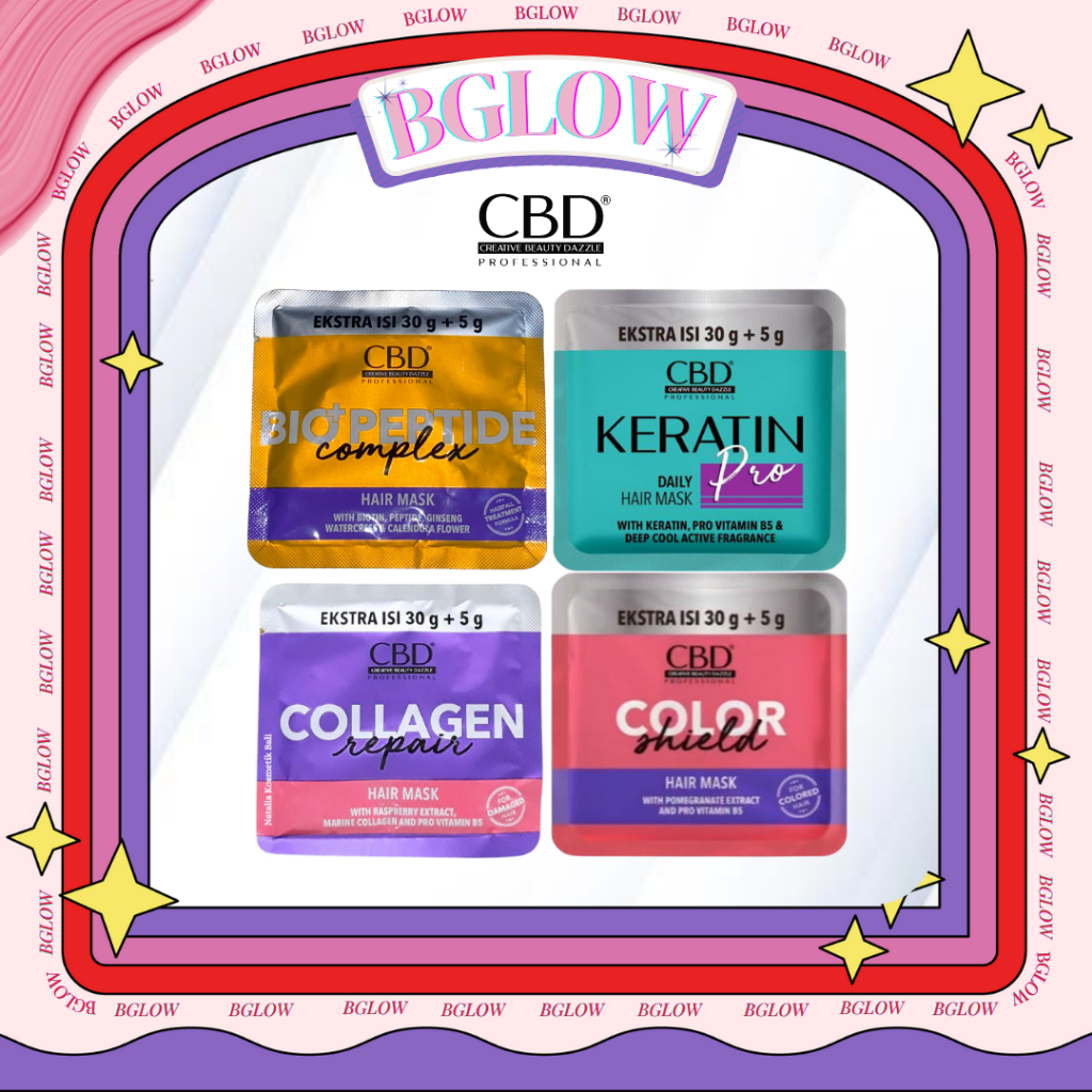 Jual CBD COLLAGEN HAIR MASK 35GR SACHET CREAMBATH MASKER RAMBUT ...