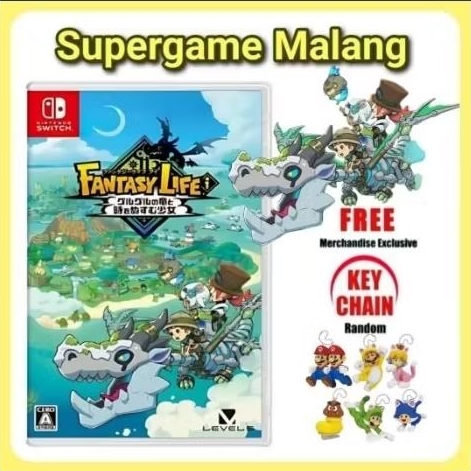 Jual Fantasy Life i Switch Nintendo The Girl Who Steals Time | Shopee ...