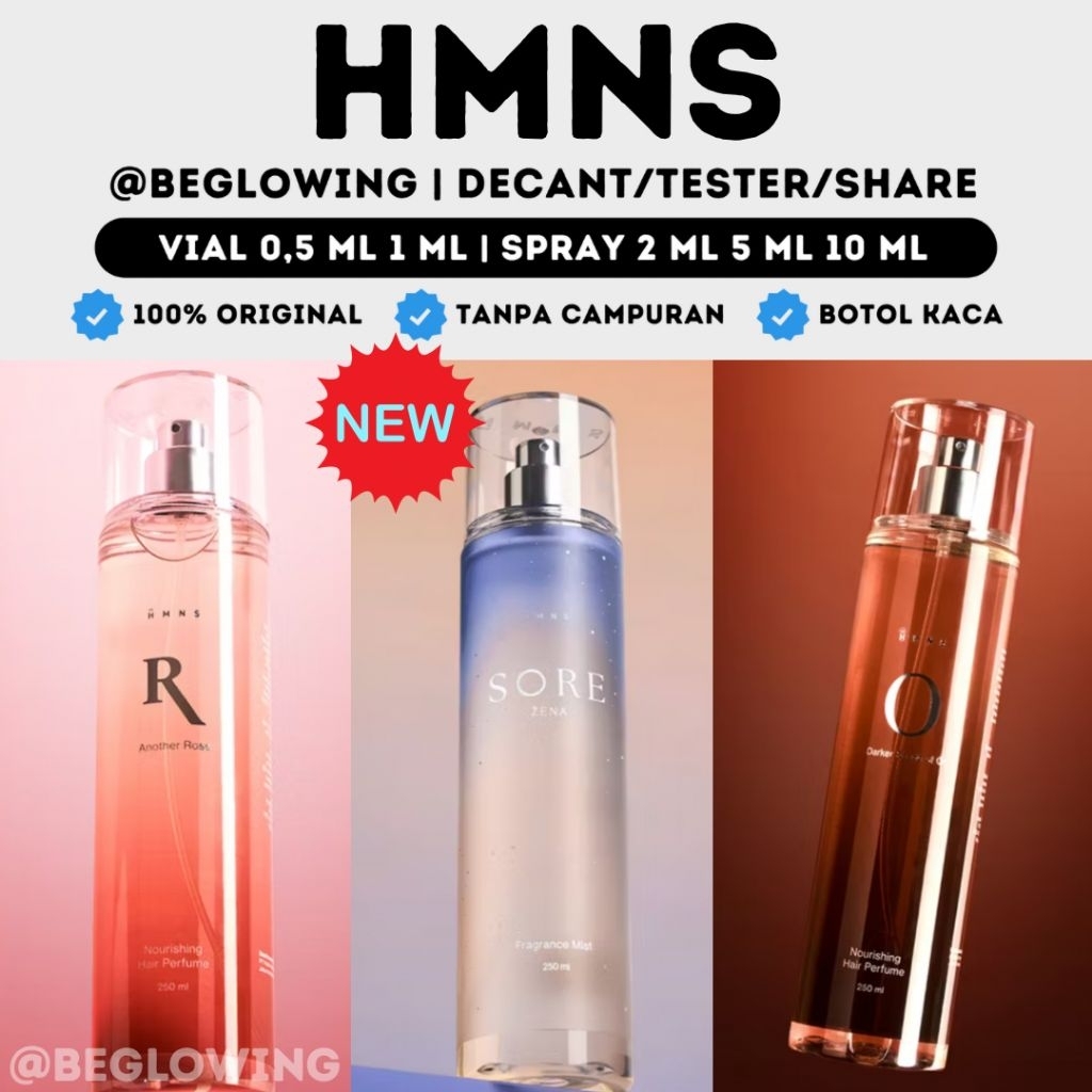 Jual Decant - Hair & Body HMNS Sore Zena Darker Shade Of O Another Rose ...