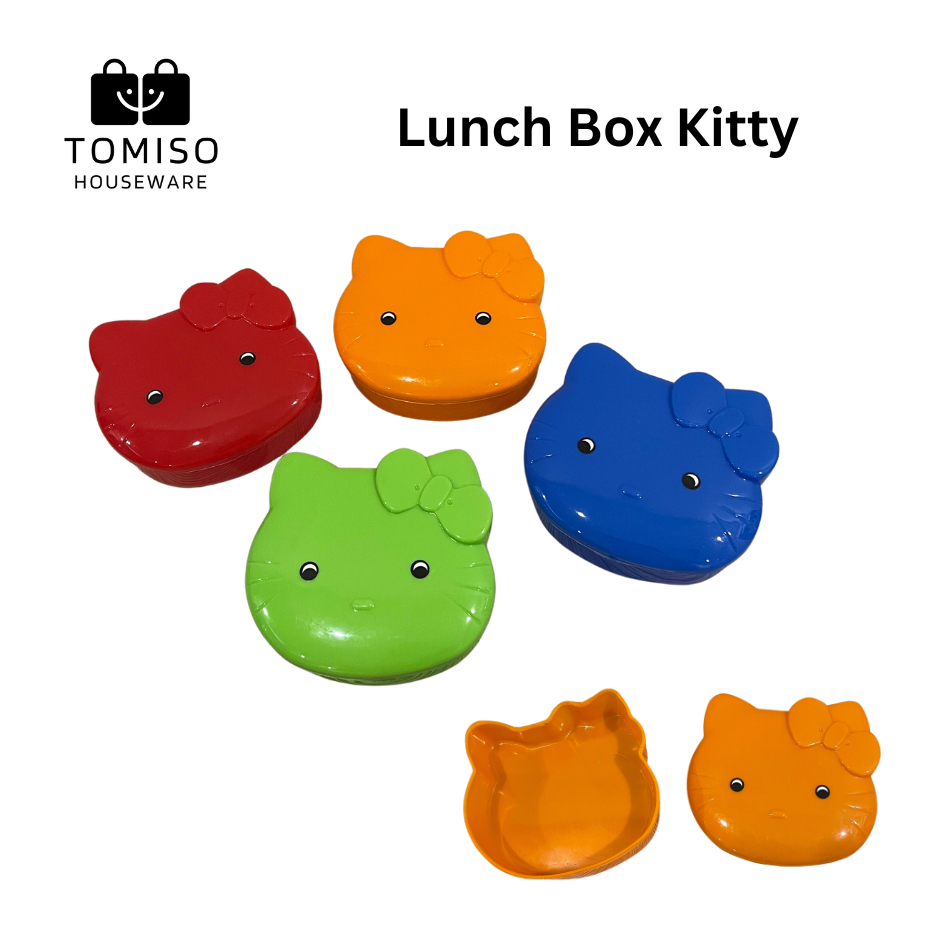 Jual LUNCH BOX MINI KITTY | OMPRENG LUCU 4 WARNA | TEMPAT BEKAL SNACK ...