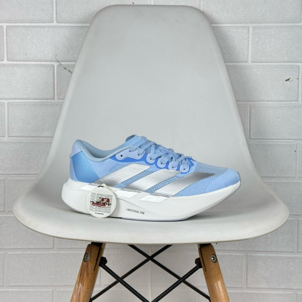 Jual Sepatu Adidad Adizero Evo Sl 'Glow Blue Silver' | Shopee Indonesia