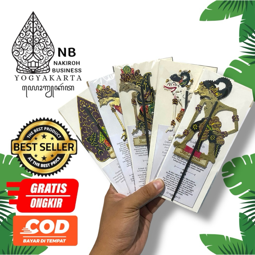 Jual NAKIROHBUSINESS Paket 1 kodi isi 20 pcs Souvenir Miniatur Wayang Pembatas Buku Ukuran 10cm ...