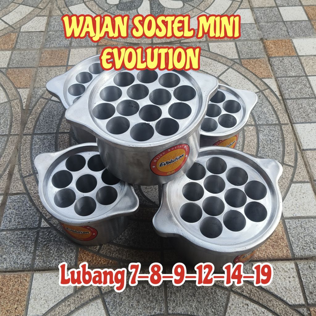 Jual WAJAN SOSTEL MINI EVOLUTION LUBANG 7-8-12-14-19 | Shopee Indonesia