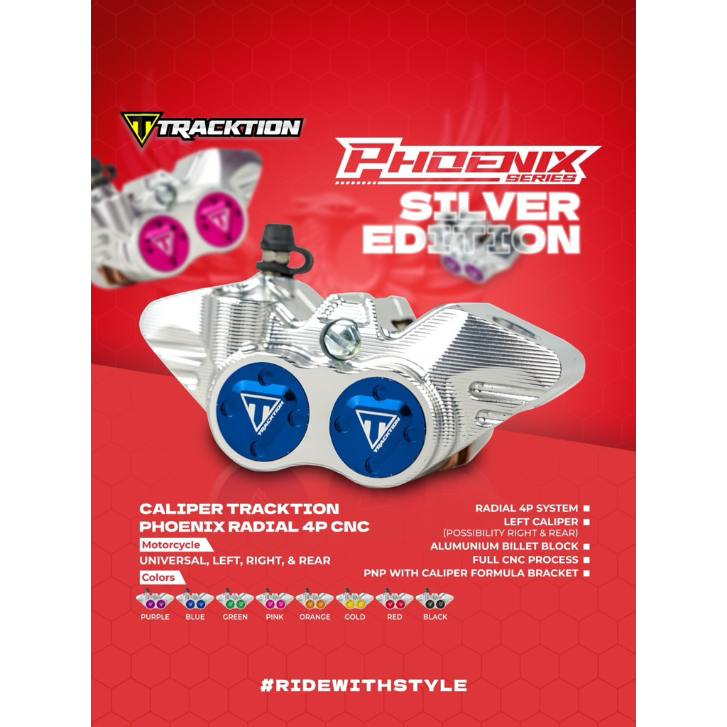 Jual CALIPER TRACKTION PHOENIX 4P CNC UNIVERSAL/ KALIPER TRACKTION ...