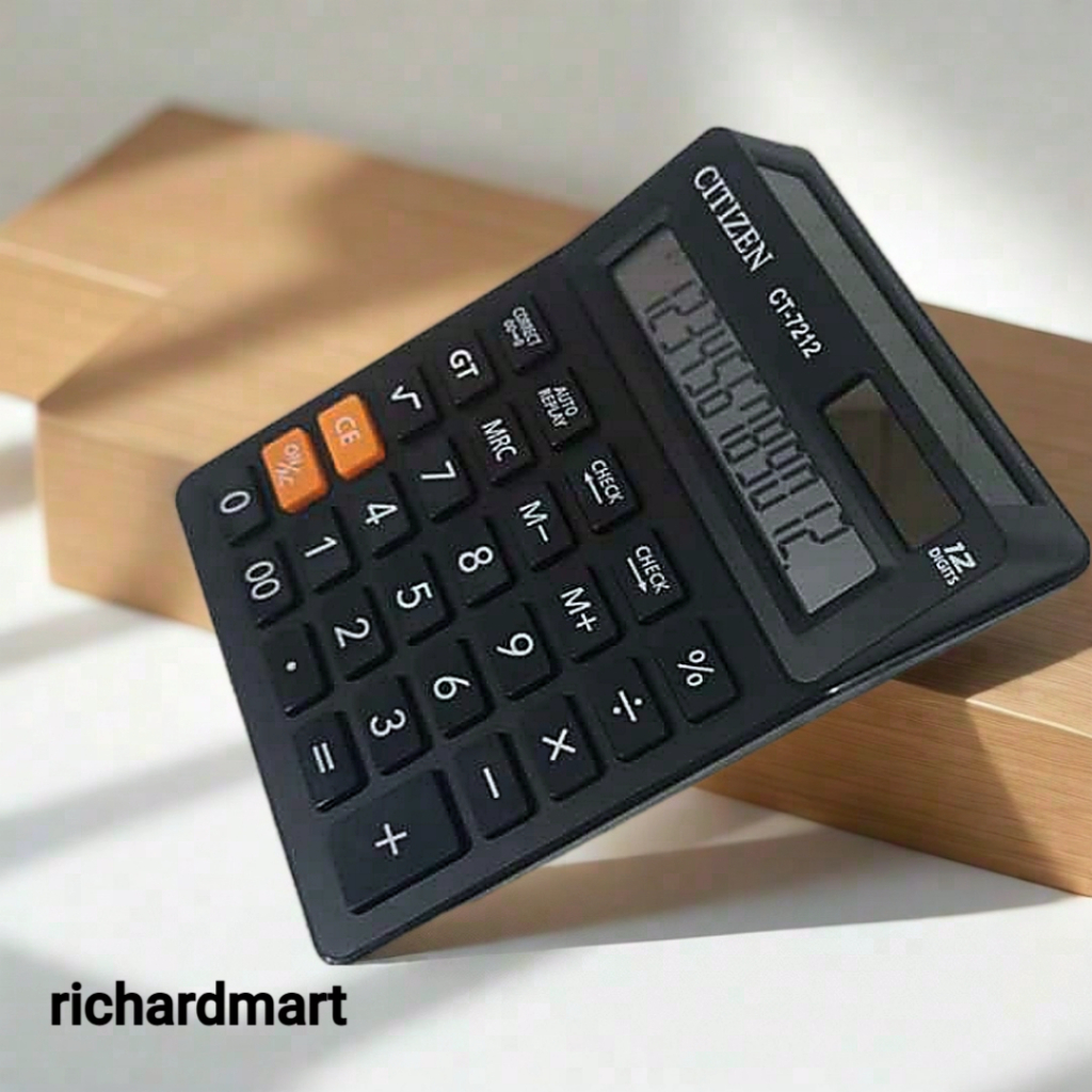 Jual kallkulator - calculator dagang 12 digit - 2 layar 7212 | Shopee ...
