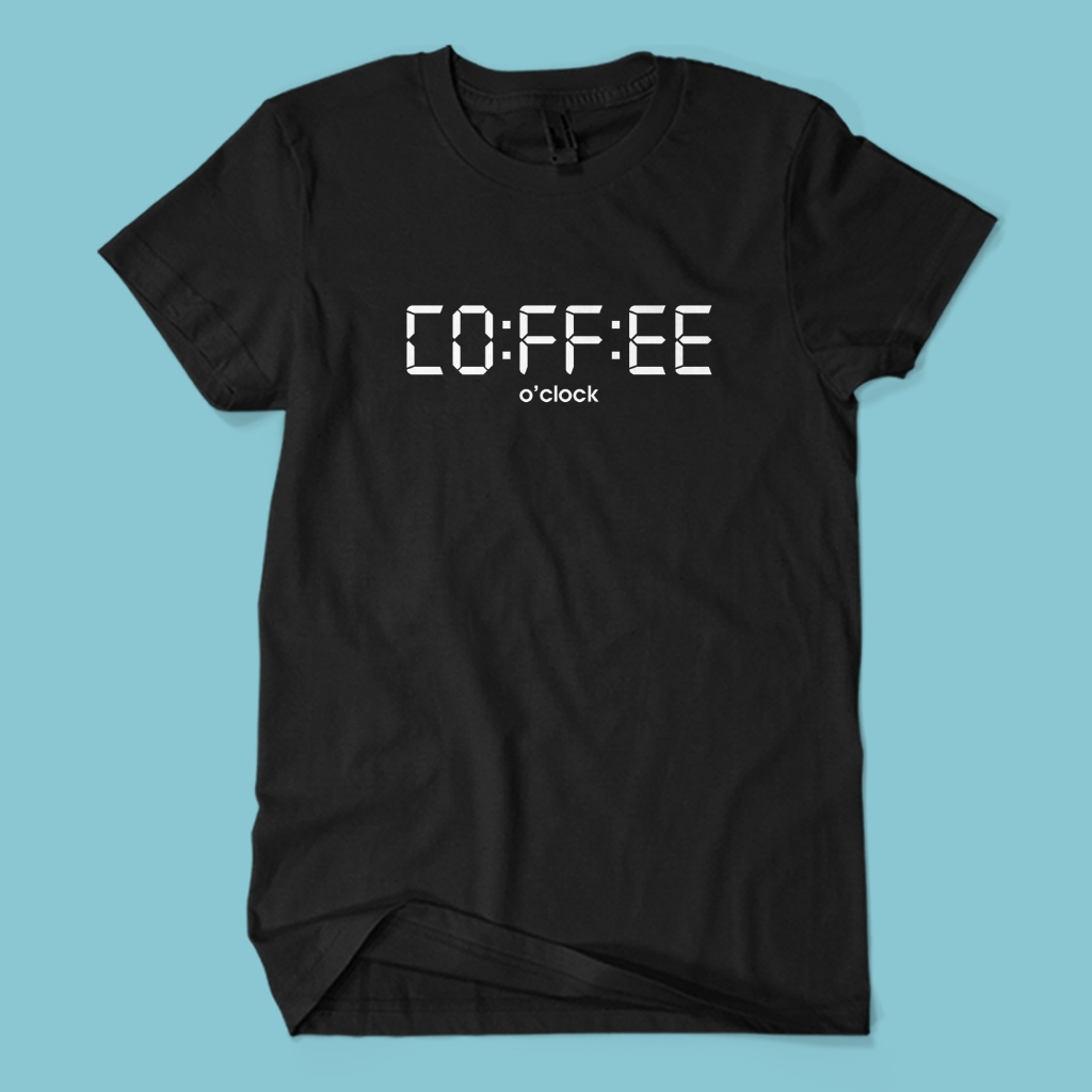 Jual Kaos Distro Premium TIME FOR COFFEE - Baju Barista Kopi Cafe ...