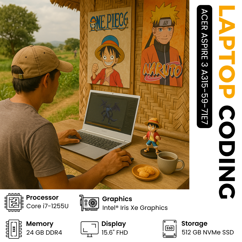 Jual Laptop Core I7 Gen 12 Acer / Core I7-1255U / 24GB / 512GB SSD ...