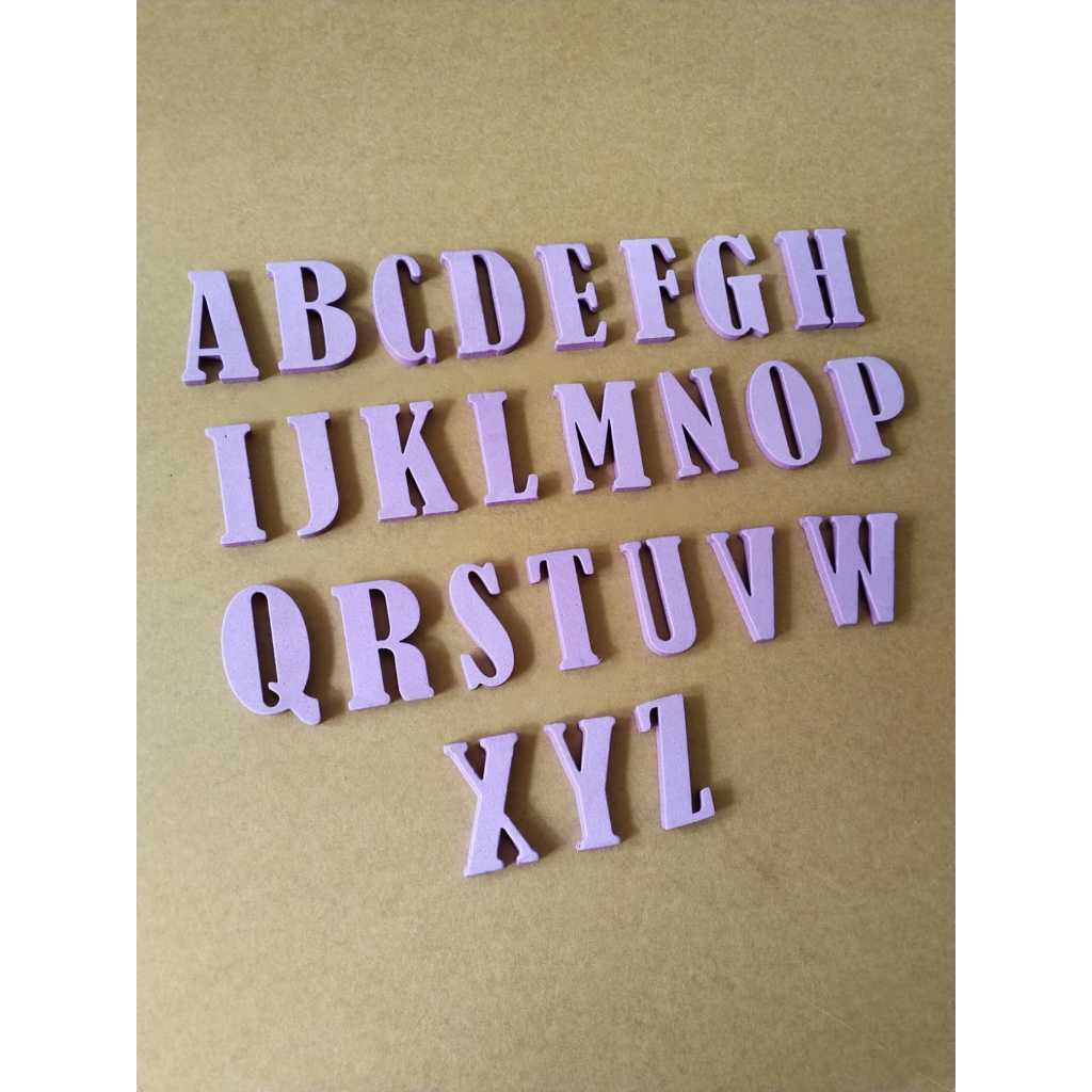 Jual HURUF ABJAD A-Z TINGGI 5CM | Shopee Indonesia