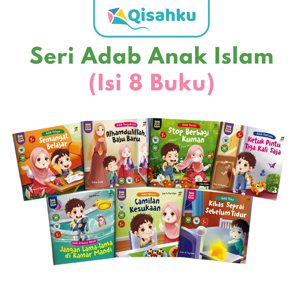 Jual Ziyadbooks Official Buku Edukasi Cerita Adab Anak Islam Islami Bergambar 1 2 3 4 Tahun Tk ...