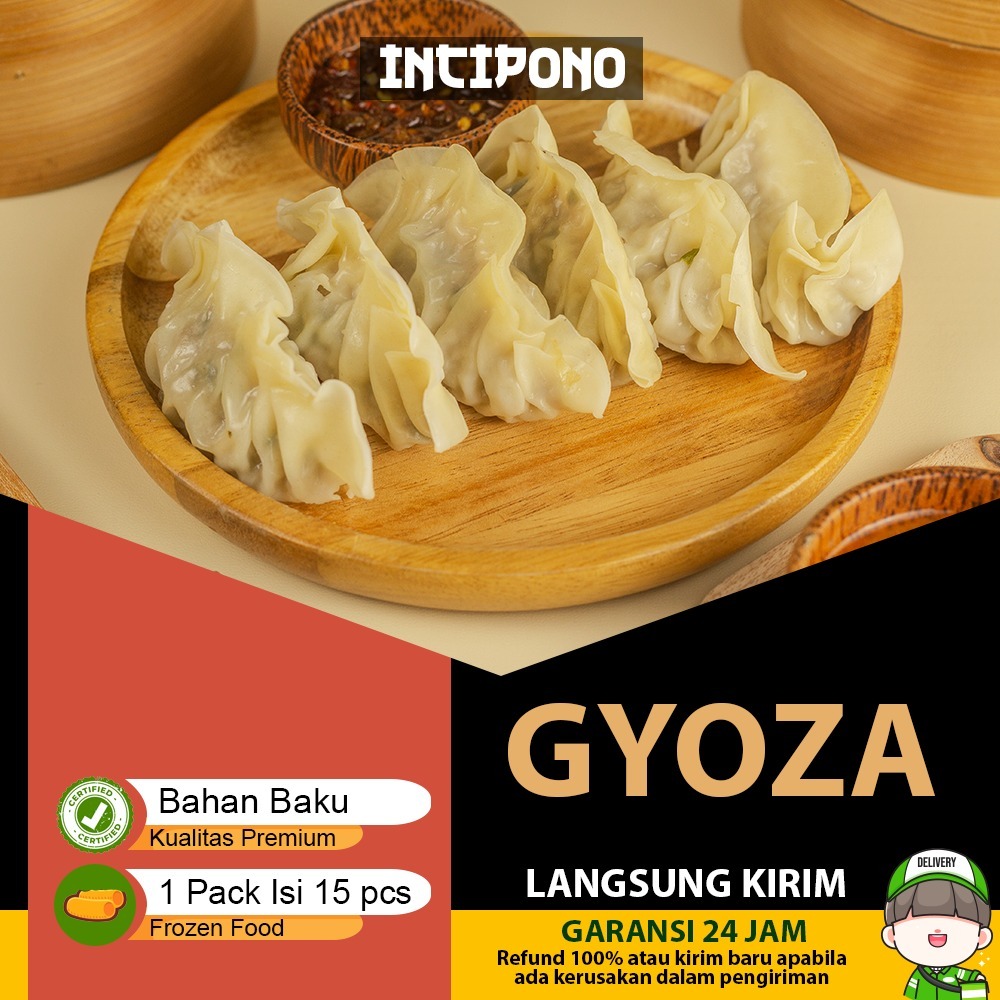 Jual Incipono Gyoza Frozen Food 1 Pack Isi 15 Pcs Halal Premium ...