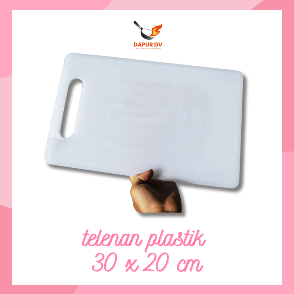 Jual Talenan Plastik 30 x 20 cm tebal Putih | Professional Cutting ...