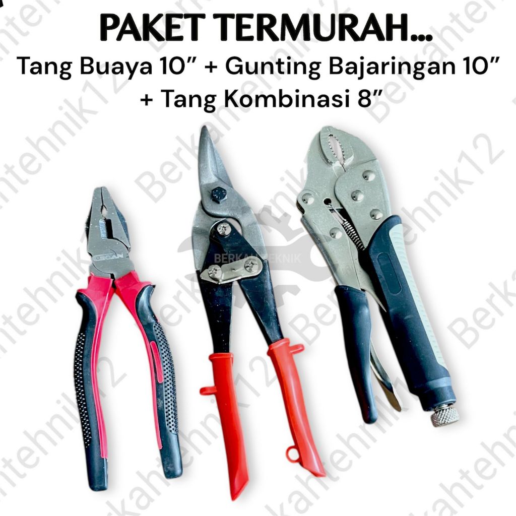 Jual PAKET TANG BUAYA 10" INCH GUNTING BAJARINGAN 10 INCH TANG ...