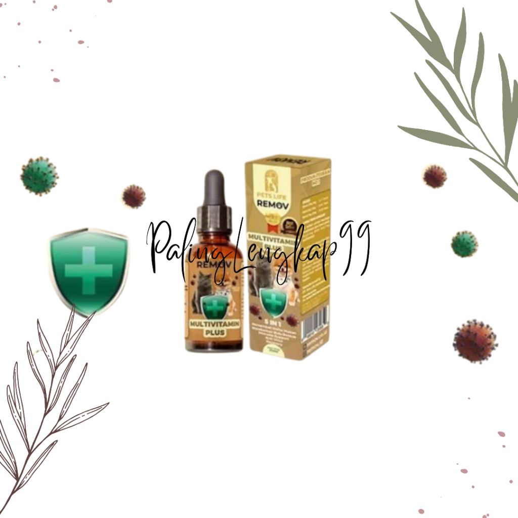 Jual REMOV Multivitamin Kucing dan Anjing Vitamin Nafsu Makan ...