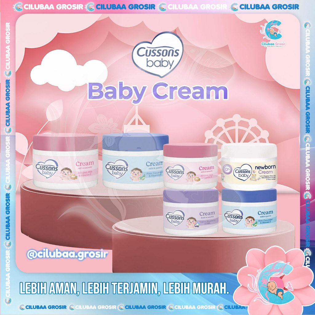 Jual CUSSONS BABY Cream Soft & Smooth || Fresh & Nourish || Mild & Gentle || Newborn Cream ...