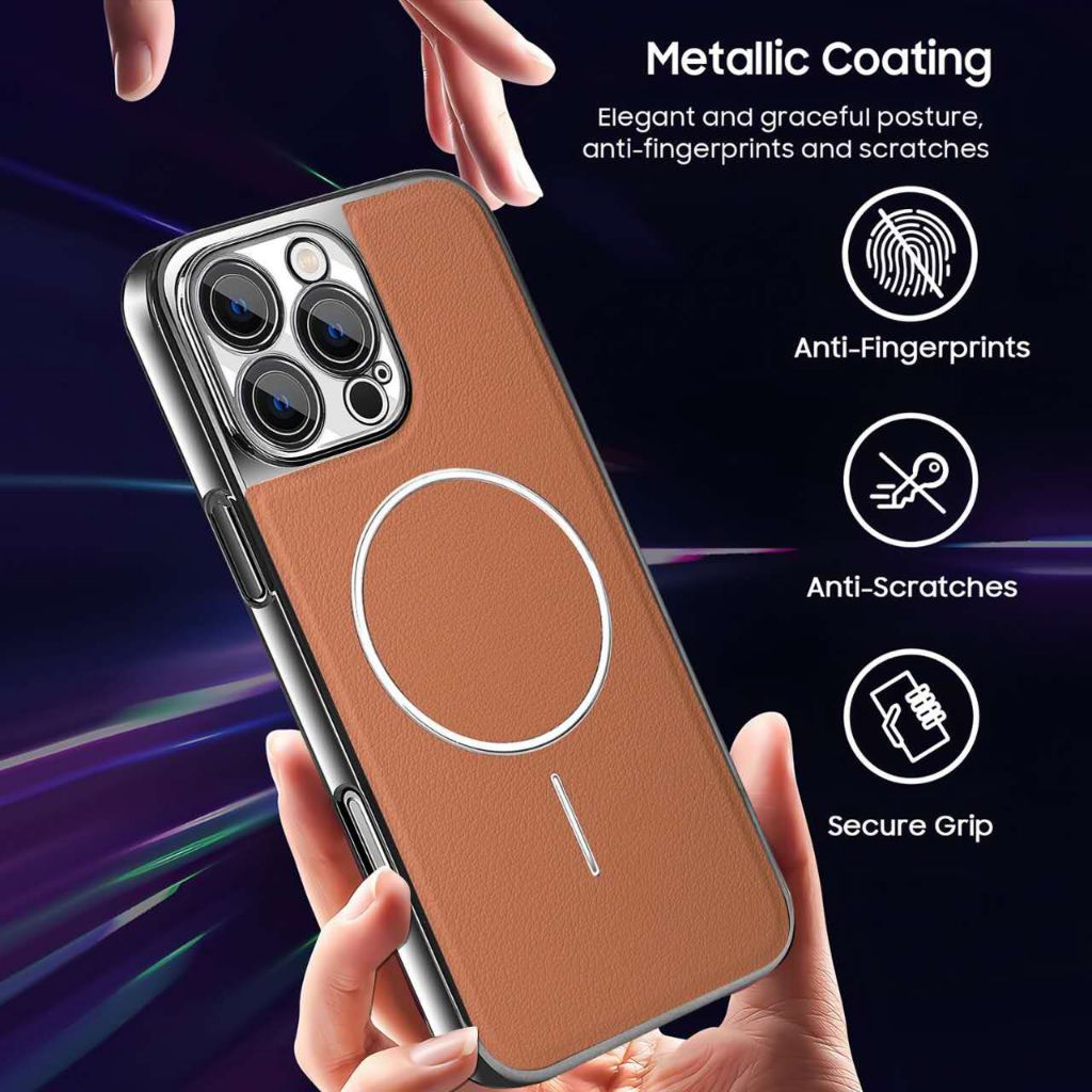 Jual ACC HP - MAGSAFE CASE LEATHER KULIT JERUK SAMSUNG S22 ULTRA S23 ...