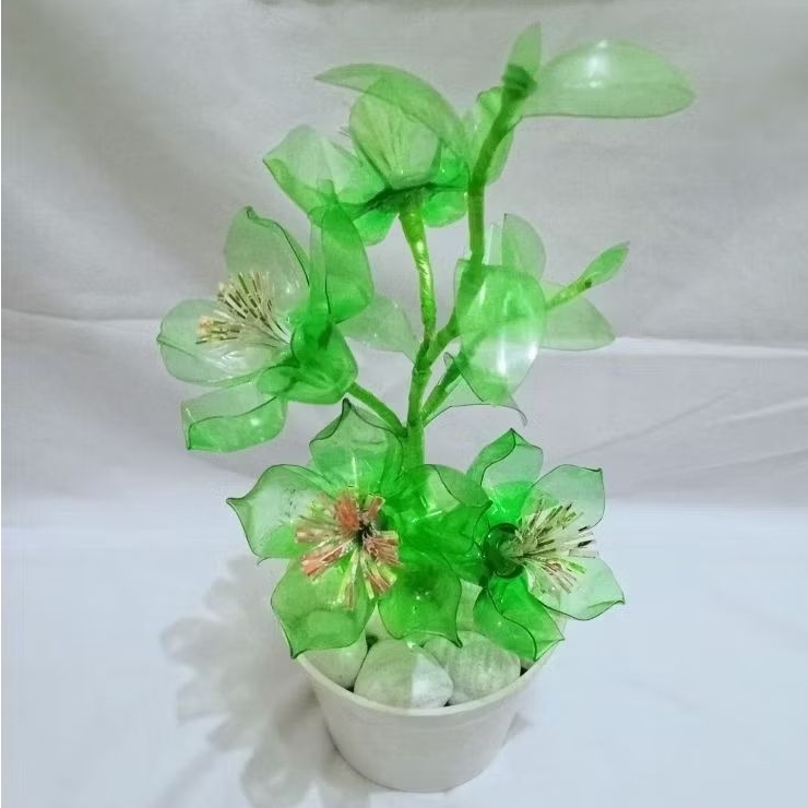 Jual Prakarya Bunga Daur Ulang Dari Botol plastik Kerajinan Tangan ...
