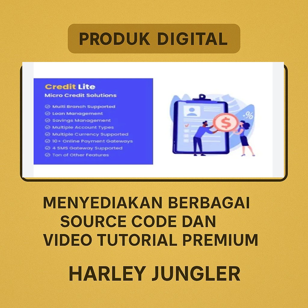 Jual SOURCE CODE CREDIT LITE V2.5 – SISTEM MANAJEMEN PINJAMAN ...