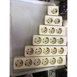 Jual UTICON Stop Kontak Terminal Kuningan 1 2 3 4 4segi 5 6 Lubang | Shopee Indonesia