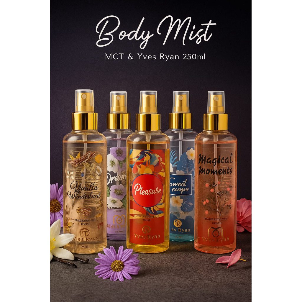 Jual Body mist yves ryan dan montecito 250ml | Shopee Indonesia