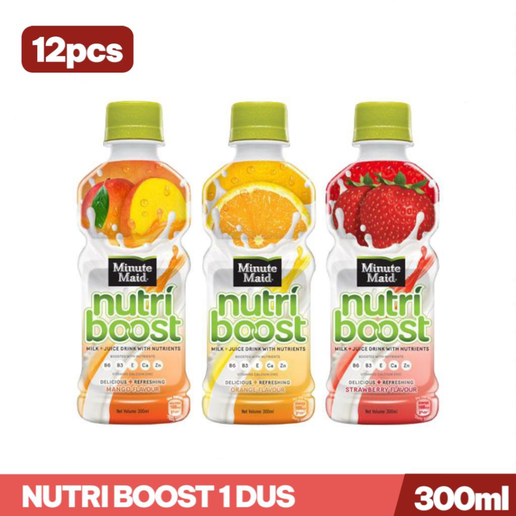Jual Nutriboost strawberry jeruk mangga 300 ml 1Dus isi 12 pcs | Shopee ...