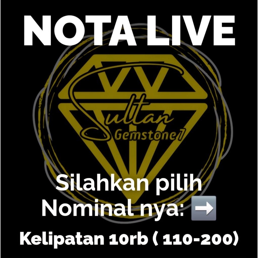 Jual Kertas Nota Live Silahkan Pilih Variasi Nominal | Shopee Indonesia