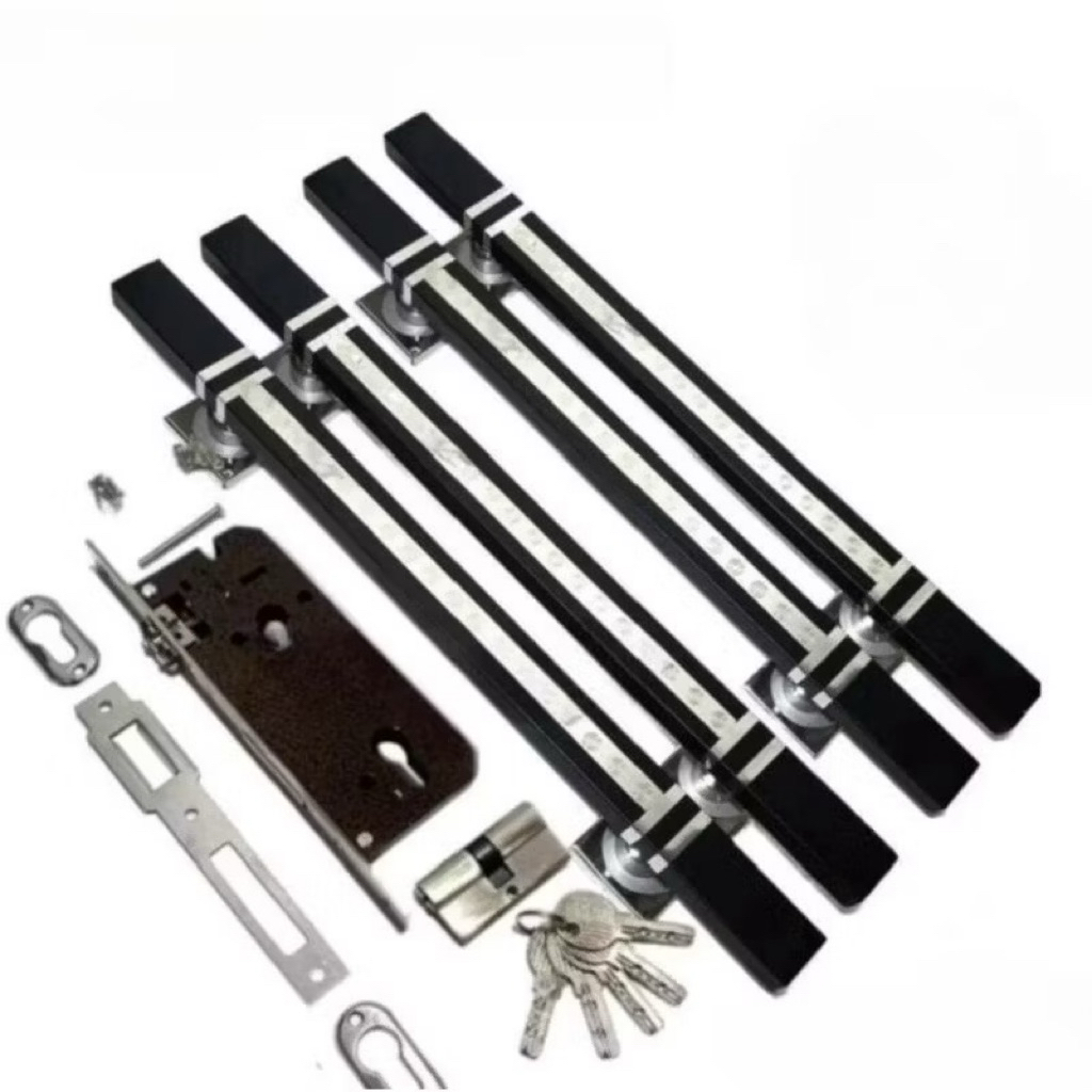 Jual handle pintu kupu tarung 2 pintu model minimalis sudah termasuk ...