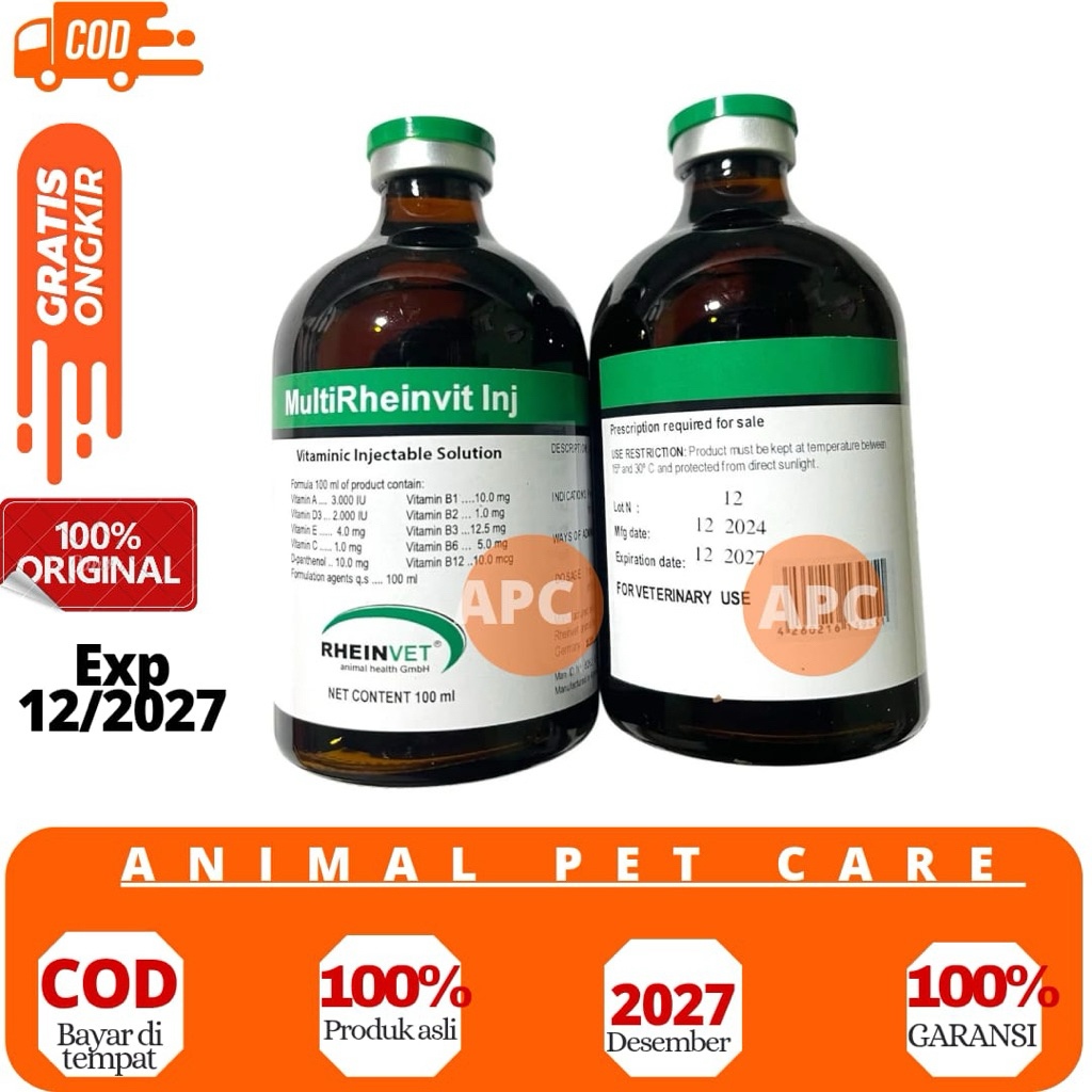 Jual MULTIRHEINVIT INJEKSI - multivitamin Mencegah dan mengobati ...