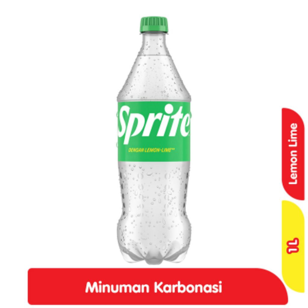 Jual SPRITE Lemon Lime Minuman Soda Botol 1L | Shopee Indonesia