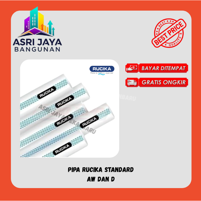 Jual Pipa Rucika Standard Ketebalan AW atau D, Ukuran 8 inchi sampai 12 ...