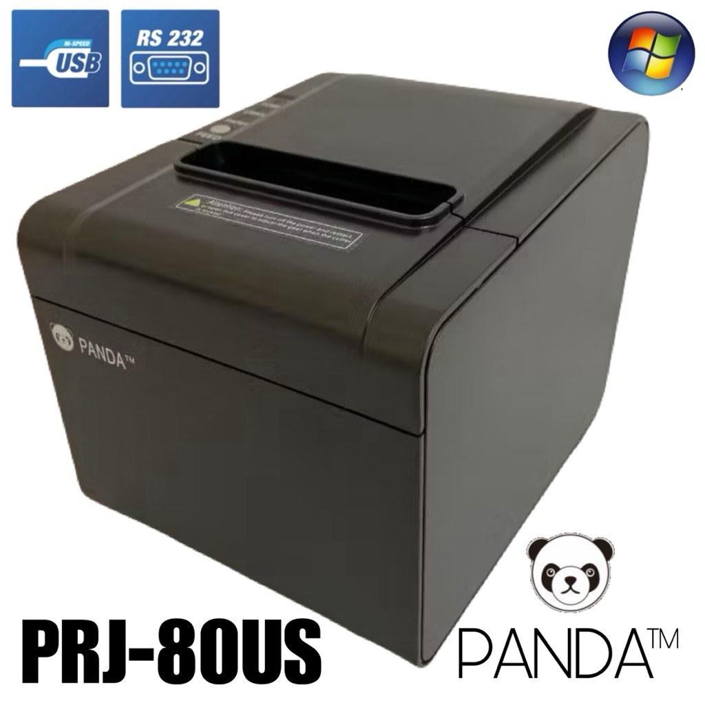 Jual POS MINI PRINTER KASIR 80 MM THERMAL PANDA PRJ-80US USB-SERIAL-AUTO CUTTER 250MM PER DETIK ...