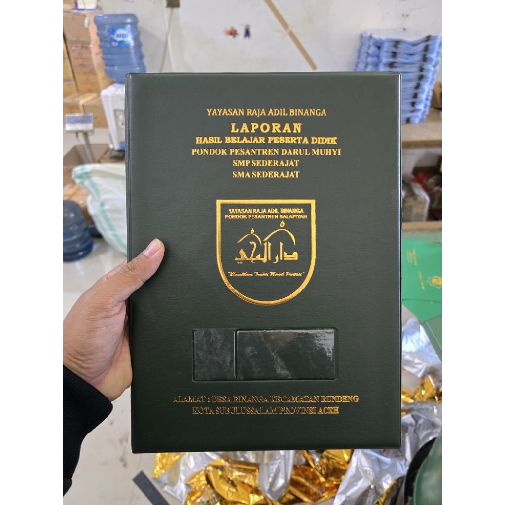 Jual Sampul Raport Ukuran A4 Isi 16 Lembar + Siku | Shopee Indonesia