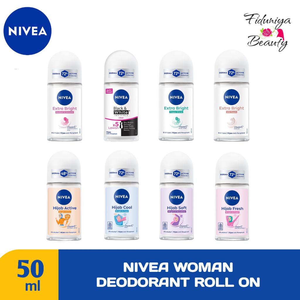 Jual Nivea Women Deodorant Roll On Antiperspiran 50ml | Shopee Indonesia