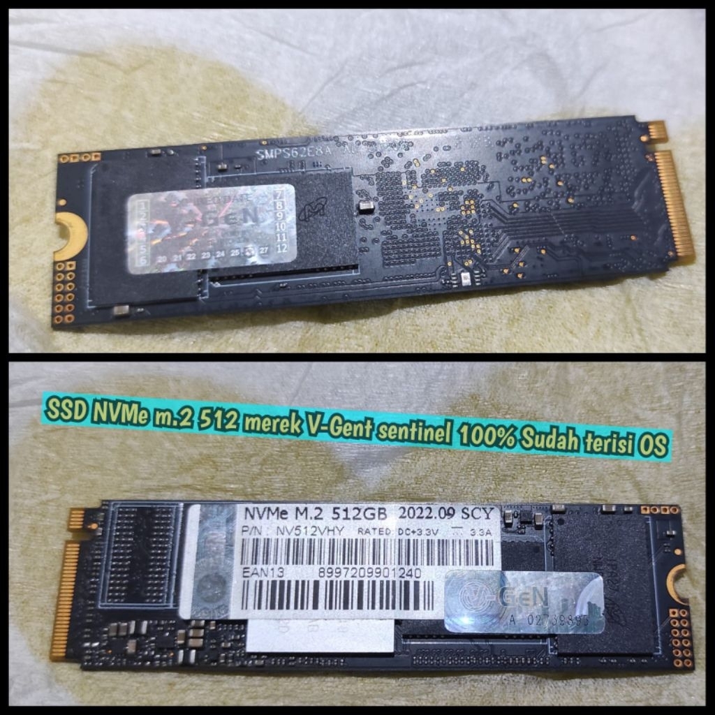 Jual ssd bekas kapasitas 512 GB merek vgent | Shopee Indonesia