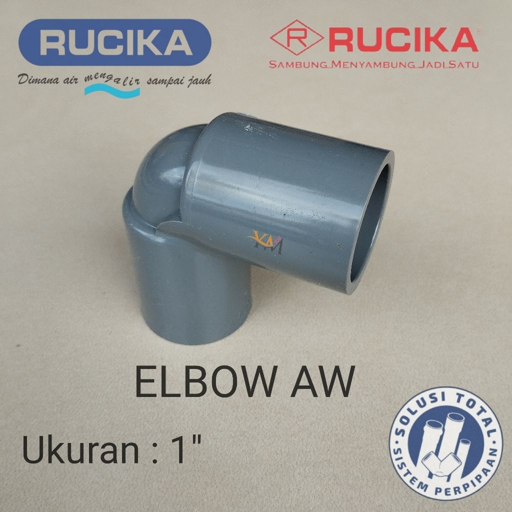 Jual ELBOW KNEE PVC AW RUCIKA UK: 1 INCH | Shopee Indonesia