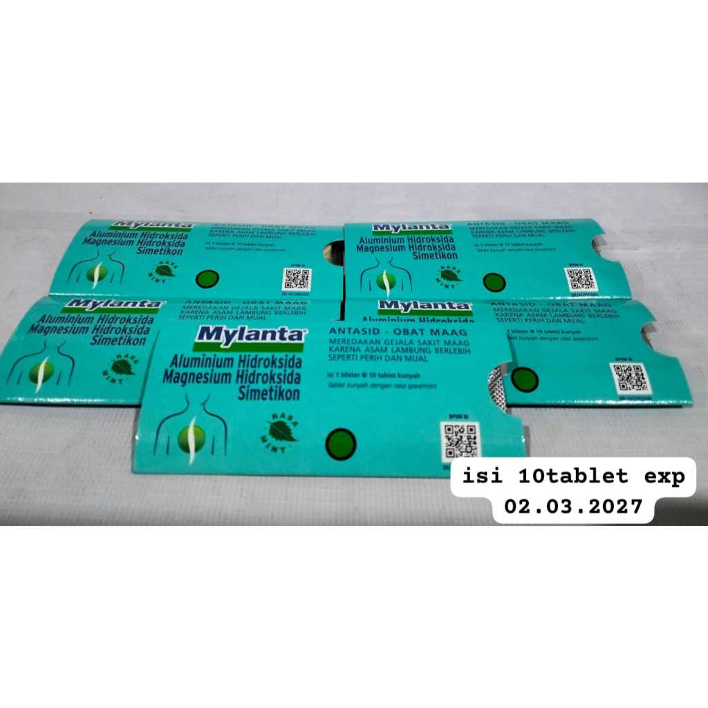 Jual Milanta mylanta 10 tab strip hisap | Shopee Indonesia