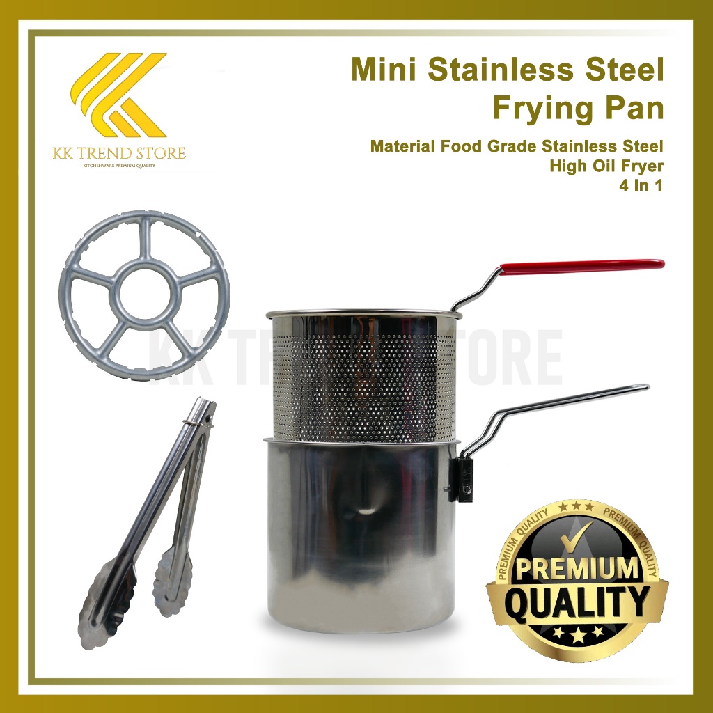 Jual (KK) Penggorengan Deep Fryer 4in1 Multifungsi | Bahan Stainless ...