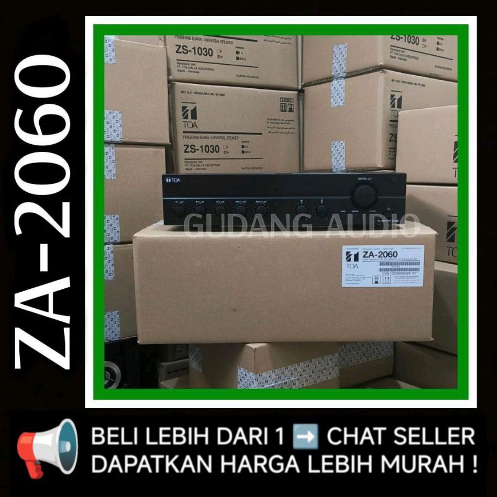 Jual POWER MIXER AMPLIFIER TOA ZA-2060 ZA 2060 60 WATT | Shopee Indonesia