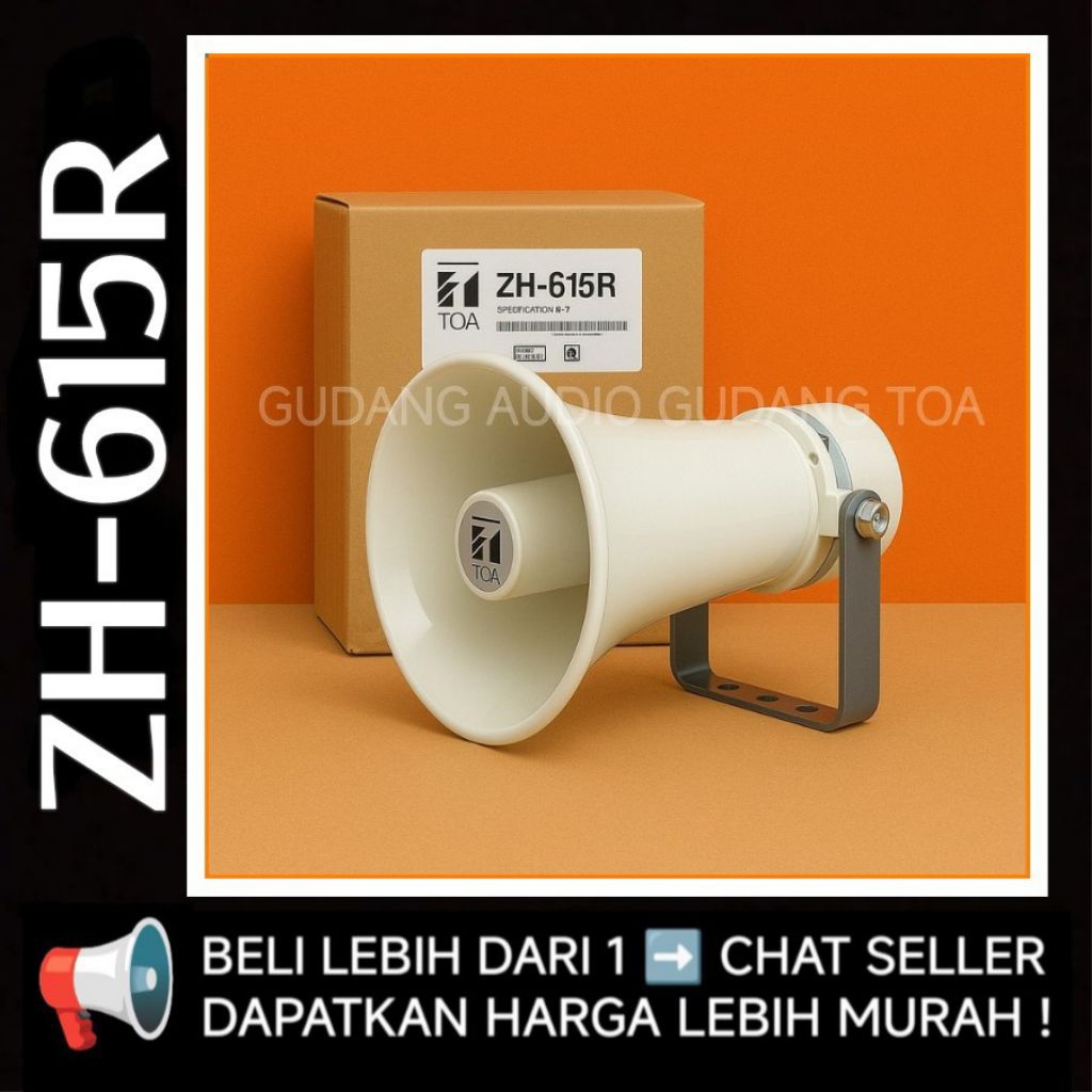 Jual HORN SPEAKER CORONG SPEAKER TOA ZH-615R ZH 615 15 WATT ORIGINAL | Shopee Indonesia