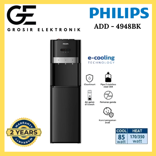 Jual DISPENSER PHILIPS ADD 4948BK 3 KRAN AIR GALON BAWAH | Shopee Indonesia