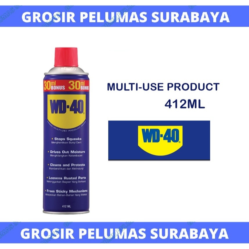 Jual Original WD40 WD-40 besar 412ml Multipurpose Lubricant penetrant ...