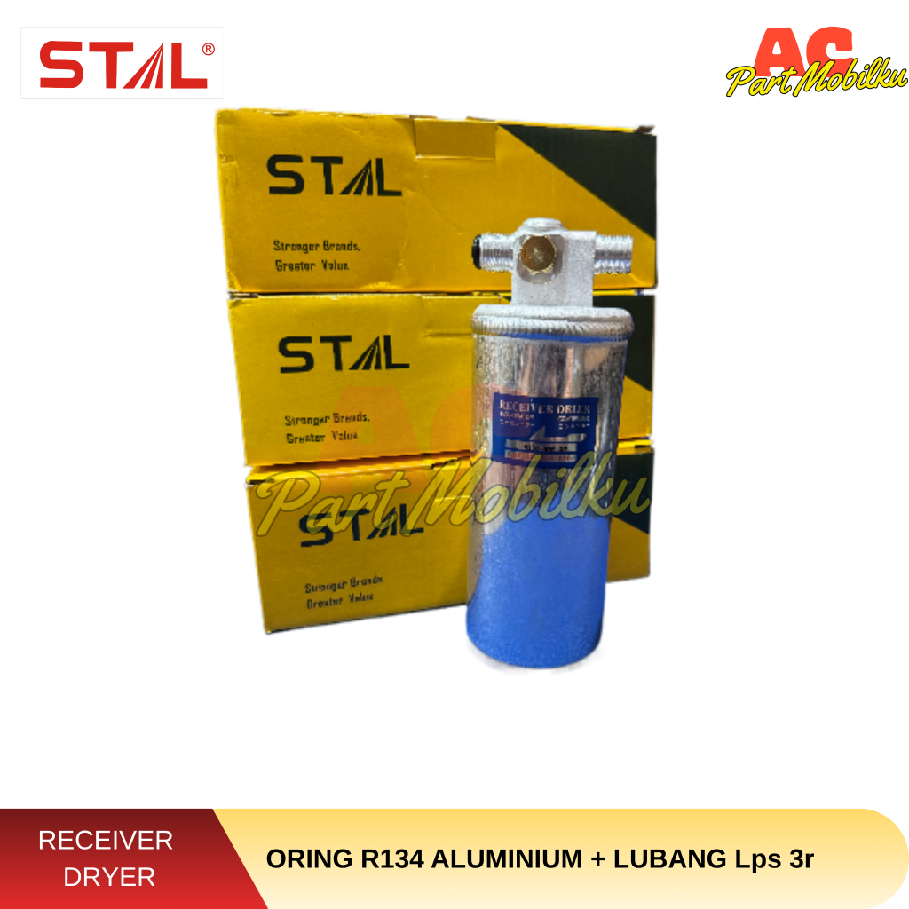 Jual Receiver Drier Dryer Filter Ac Mobil Oring R134 Aluminium + Lubang ...