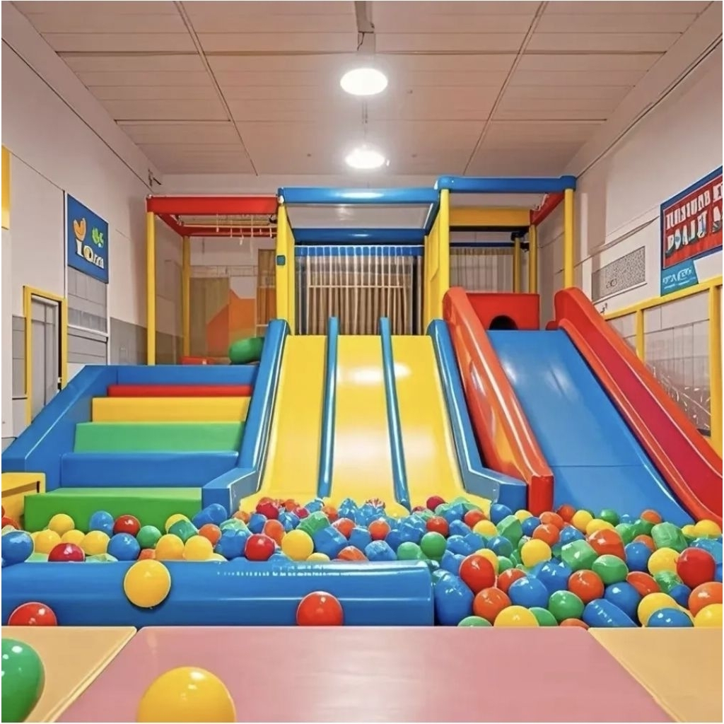 Jual PLAYGROUND SET LENGKAP PEMBUATAN KOLAM MANDI BOLA PEROSOTAN ...