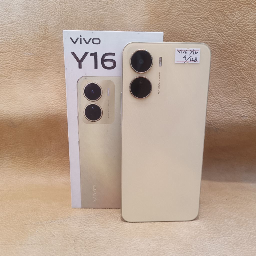 Jual Vivo Y16 RAM 4/128 Fullset Mulus - Hp Second Murah Berkualitas dan ...
