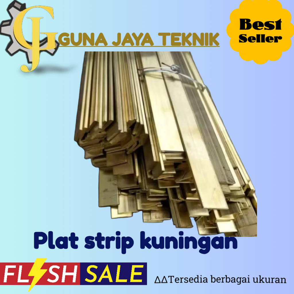 Jual Plat strip kuningan 3 mm x 25 mm x 100 mm | Shopee Indonesia