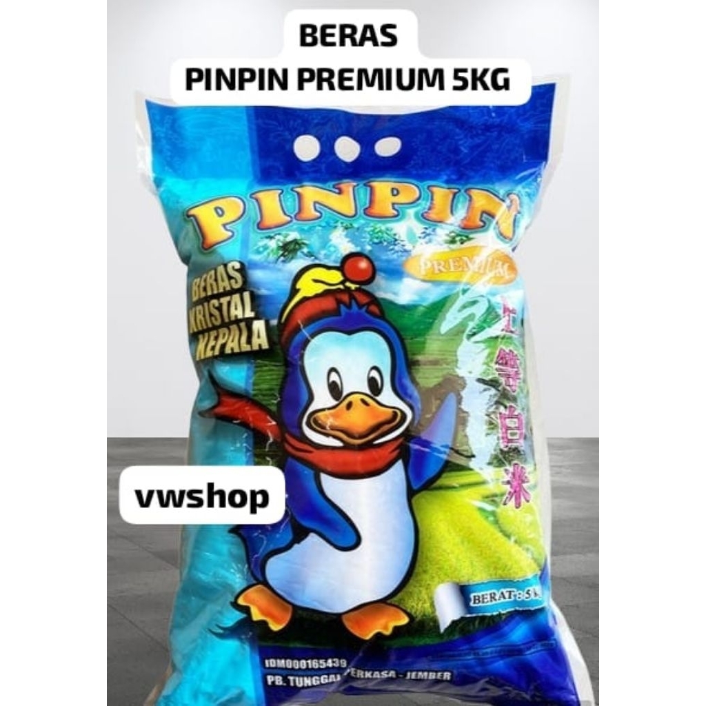 Jual BERAS PINPIN PREMIUM KEMASAN 5kg | Shopee Indonesia