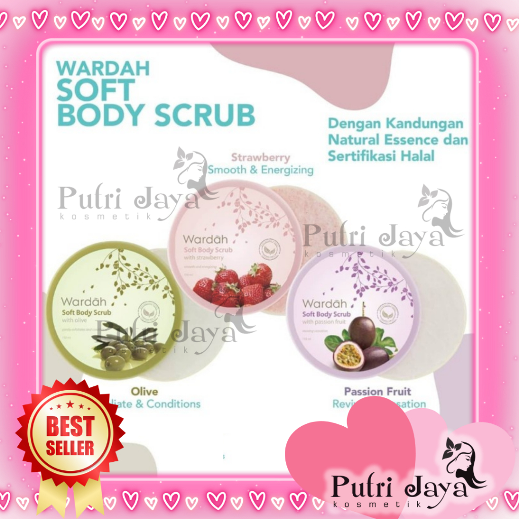 Jual Wardah SOFT BODY SCRUB [LULUR] | 150ml | Shopee Indonesia
