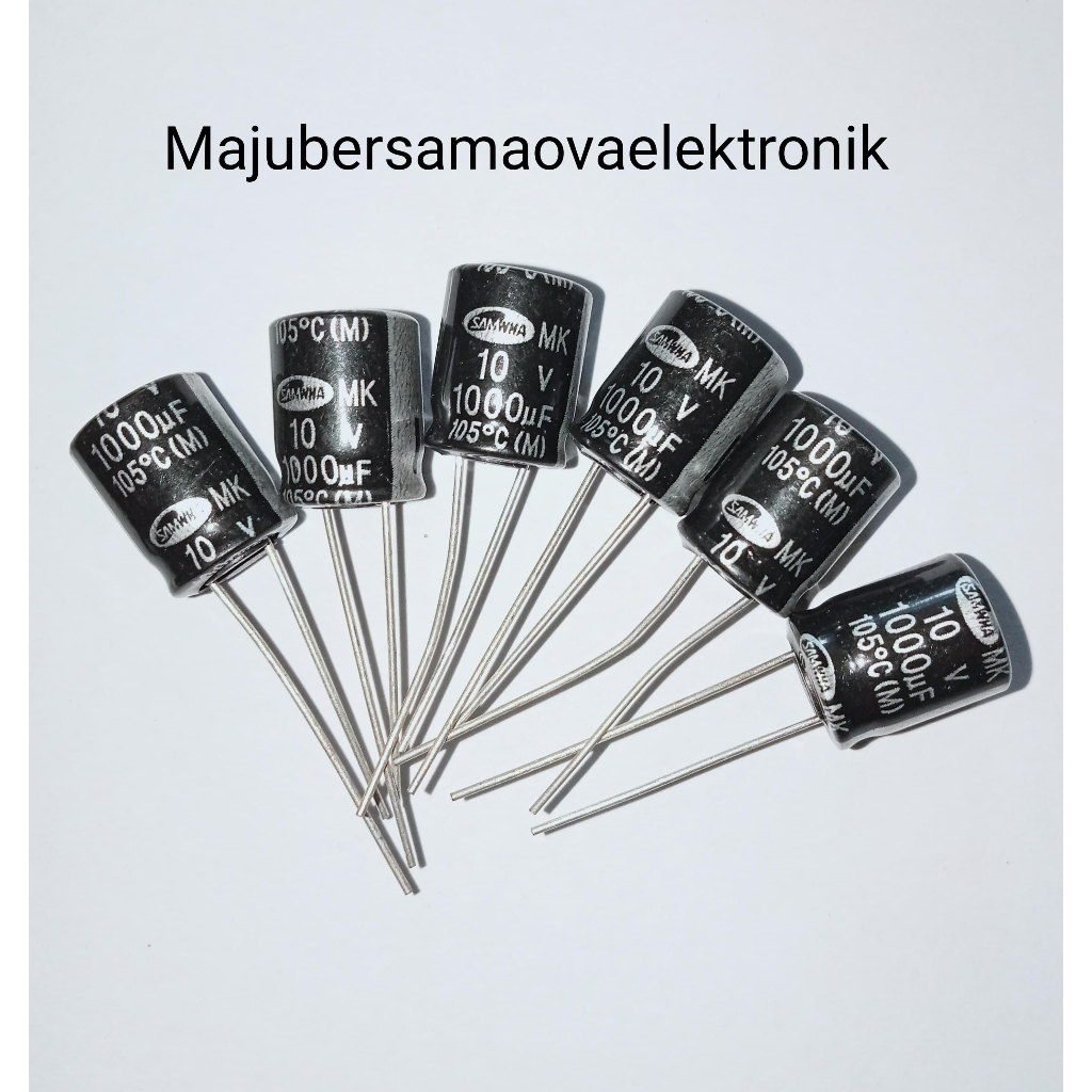 Jual 10pcs-Elko 1000uf 10v SAMWHA Original | Shopee Indonesia